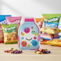 China Custom Cute Cartoon Smiley Face Resealable Snack Pouch - Colorful Fun Packaging Bag for Candies & Snacks for sale