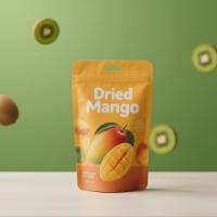 China Hanging Hole Dried Fruit Snack Stand-Up PE Zipper Pouch-Resealable Custom Logo Multi-Flavor Fruit Dried Packaging Bag Recycled for sale