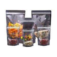 China MOQ 100pcs Custom Clear Recyclable Heat Resistant  Stand-Up PE Resealable Zip Lock Pouches for Baby Food Gravure Printed Bags for sale