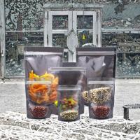 China MOQ 100pcs Custom Clear Recyclable Heat Resistant  Stand-Up PE Resealable Zip Lock Pouches for Baby Food Gravure Printed Bags for sale