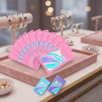 China Customized Reusable Ziplock Pouches  Holographic Laser Bags Resealable PE/PET Plastic for Small Businesses' Mylar Packaging for sale