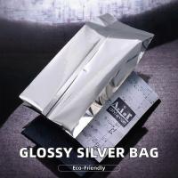 China BOPP CPP Food Grade Organ Bag Tea Vacuum Packaging Offset Printed Recyclable Glossy Silver Foil Milk Powder Green Tea Biscuits for sale