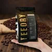 China Custom Printed Branded Matte Flat Bottom Food Grade Coffee Packaging Bags Valve Zipper MOPP/VMPET/PE Material Guangdong ODM OEM for sale