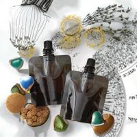 China Plastic PE Moisture Proof Beverage Stand Spout Pouch for Vodka Whisky Juice Mineral Water Coffee with Black Gravure Printing for sale