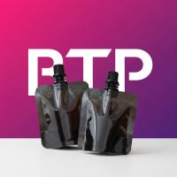 China Plastic PE Moisture Proof Beverage Stand Spout Pouch for Vodka Whisky Juice Mineral Water Coffee with Black Gravure Printing for sale