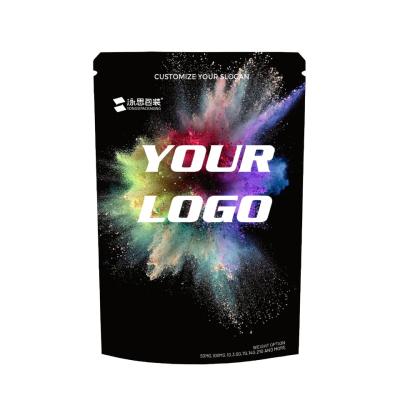 China Customizable Durable PE Stand-Up Zipper Pouch with Gravure Printing Moisture Proof Food Grade Packaging for Cocoa Powder Snacks for sale