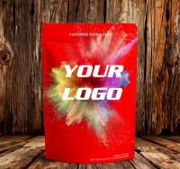 China Customizable Durable PE Stand-Up Zipper Pouch with Gravure Printing Moisture Proof Food Grade Packaging for Cocoa Powder Snacks for sale