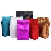 China Custom Printed Matte Finish Moisture Proof Stand up Pouch Reusable Ziplock Tear Notch Potato Chips Pet Food PE for sale