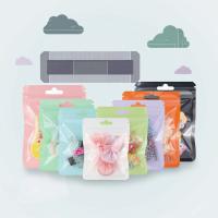 China Custom Coloured Transparent PET/CPP Three Side Seal Zipper Bag for Jewelry Watch Eyewear Packaging Digital Printed Reseal Bags for sale
