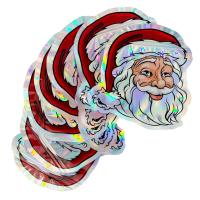 China MOQ 100pcs Santa Shaped Ziplock Snack Bag for Child Food Candy Storage Small Business Gifts Gravure Printing Gemstones Included for sale