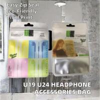 China Recyclable Zipper Bag for Music Headphones & Earphones with Gravure Printing BOPP Material OEM/ODM Customizable for sale