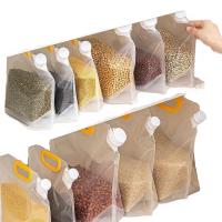 China Food Grade Moisture-Proof Resealable Spout Stand-Up Pouches with Handle for Grains Nuts Dry Food & Liquid Beverage Storage for sale