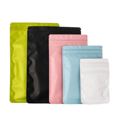 China Flat Self Seal Zipper Top PE Bag with Recycled Materials Moisture Proof Matte Finish Low MOQ Carton Packaging for Jewelry for sale
