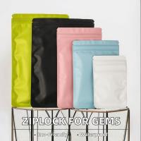 China Flat Self Seal Zipper Top PE Bag with Recycled Materials Moisture Proof Matte Finish Low MOQ Carton Packaging for Jewelry for sale