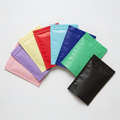 China Recyclable Reusable Small Zipper Bag Good Waterproof Sealing Performance PE Composite Flaxseed Pouch for Deodorant Milk Jelly for sale