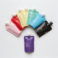 China Recyclable Reusable Small Zipper Bag Good Waterproof Sealing Performance PE Composite Flaxseed Pouch for Deodorant Milk Jelly for sale