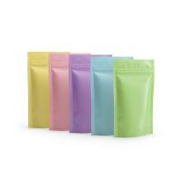 China 3-Side Seal Resealable Moisture Smell-Proof PE Ziplock Plastic Bag for Sushi Noodle Flaxseed Jelly Food Packaging Metallic Mylar for sale