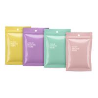 China 3-Side Seal Resealable Moisture Smell-Proof PE Ziplock Plastic Bag for Sushi Noodle Flaxseed Jelly Food Packaging Metallic Mylar for sale