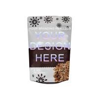 China Custom 3.5g Food Grade Durable Multi-Layer Design Stand Pouch Waterproof Resealable Mylar Bags for Flaxseed Crackers Milk Jelly for sale