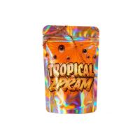 China Stock Holographic Resealable Zipper Custom logo Digital Printing Yin Yang Wholesale Plastic Food Packaging Stand up Pouch for sale