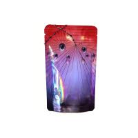 China Stock Holographic Resealable Zipper Custom logo Digital Printing Yin Yang Wholesale Plastic Food Packaging Stand up Pouch for sale