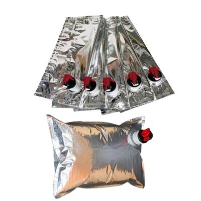 China MOQ100 Aluminium Foil Liquid Packaging Bag in Box with Spout for Vodka Whisky Soda Juice Water Wine Pouches 1.5L 3L 5L 10L 20L for sale