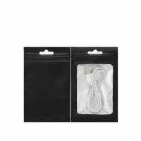 China MOQ 100 Custom-printed and Size Matte Mylar Resealable Zipper Pouch Bag Smell Proof Food Packaging with Window Digital Printing for sale