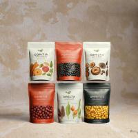 China MOQ 100pcs Custom Printed Disposable Stand up Coffee Bags 100g 250g 500g with Valve Zipper for Coffee Bean Tea Sugar Packaging for sale