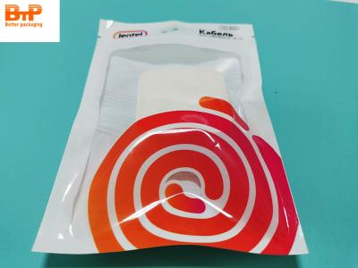 China MOQ 100 Customized Logo Digital Printing Free Design by AI Three Sides Sealed Bag with Hole Packing Charge for sale