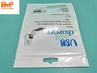 China MOQ 100 Customized Logo Digital Printing Free Design by AI Three Sides Sealed Bag with Hole Packing Charge for sale