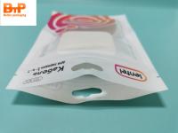 China MOQ 100 Customized Logo Digital Printing Free Design by AI Three Sides Sealed Bag with Hole Packing Charge for sale