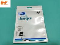 China MOQ 100 Customized Logo Digital Printing Free Design by AI Three Sides Sealed Bag with Hole Packing Charge for sale