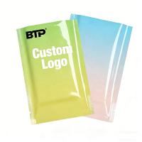 China MOQ 100pcs Colorful Eco-friendly Glossy BOPP/VMPET/PE Heat Seal Bags Recyclable Square Bottom Zipper Top for sale