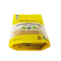 China MOQ 100 Customized Printing Free Design by AI Stand up Pouch with Window and Zipper for Packaging Pet Food, Candy, Chocolate for sale