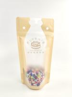 China MOQ 100 Digital Printing Customized Logo Free Design by AI for Packing Food, Candy, Sugar, Coffee, Tea Stand up Bag for sale