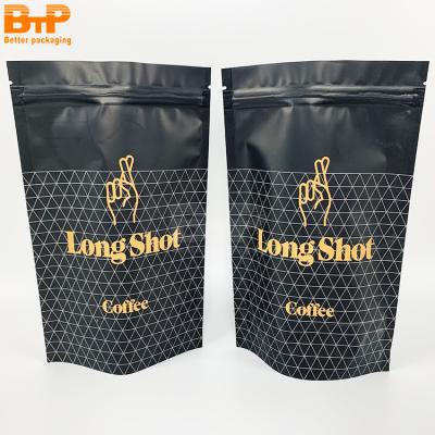 China Gravure Printing MOQ 100 Ziplock Doypack Stand Up Bag Customized Logo Digital Printing Moisture Proof Packaging Coffee Tea for sale
