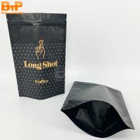 China Gravure Printing MOQ 100 Ziplock Doypack Stand Up Bag Customized Logo Digital Printing Moisture Proof Packaging Coffee Tea for sale