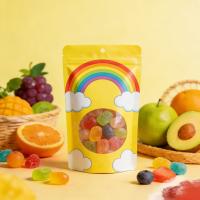 China MOQ 100 Digital Printing Customized Design Free Design by AI Food Packaging Candy , Sugar Stand up Bags for sale