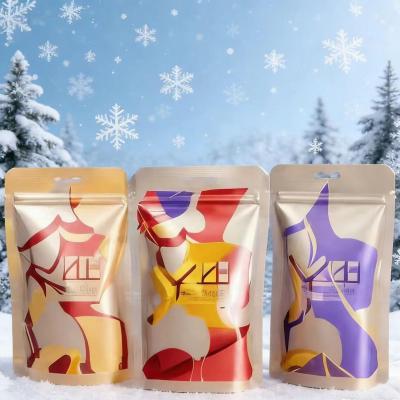 China MOQ 100 Digital Printing Custom logo Mylar Bags Wholesale Pouches Pouch With Window Zip Lock Plastic Stand up Pouches for sale