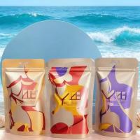 China MOQ 100 Digital Printing Custom logo Mylar Bags Wholesale Pouches Pouch With Window Zip Lock Plastic Stand up Pouches for sale
