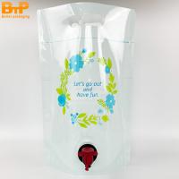 China MOQ 100 Pieces Customized Press Digital Printing Stand up Pouch with Nozzle for Wine, Water, Beverage, Coffee, Juice Package for sale