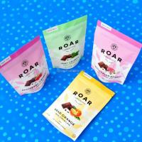 China High Quality MOQ 100 Chocolate Stand up Bag Plastic Food Packing Bag with Zipper for Food  Snacks Package for sale