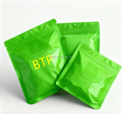 China MOQ 100 Sample Packet Plastic Bag Custom Three Side Seal Flat Mini Packaging Bag with Zipper for Small Business for sale