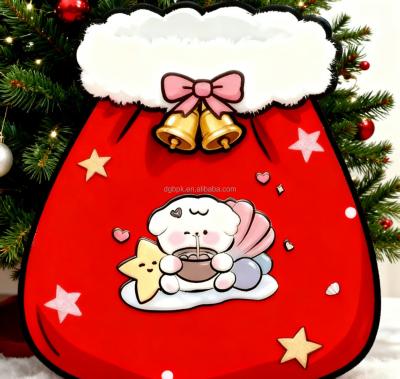 China Christmas's Day Hot Selling CPP Plastic Self Sealing Food Grade Zipper Bags Cute Shaped for Baby Food Candy for Snacks for sale