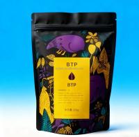 China MOQ 100 Customizable Digital Printed Coffee Packaging Bag Colorful Stand up Zipper Small Clear Tea Bag for sale