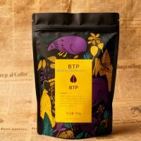 China MOQ 100 Customizable Digital Printed Coffee Packaging Bag Colorful Stand up Zipper Small Clear Tea Bag for sale