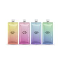 China Plastic Stand up Pouches Bulk Reusable Squeeze Pouches Clear Plastic Juice Leak Proof Spout Bags for Party Favors Supplies for sale