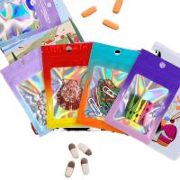 China Moisture-Proof and Smell-Proof Yin-Yang Membrane Mylar Resealable Plastic Three Sides Seal Bags with Zipper for Food Packaging for sale