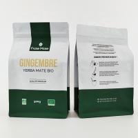 China Coffee Bags with Valve High Barrier Aluminum Foil Flat Bottom Standing Coffee or Tea Storage Bags with Zipper for sale