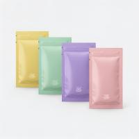 China Gradient Color Embossed PE Zipper Bag Plastic Stand up Bag with Spout Cap for Storage and Packaging for sale